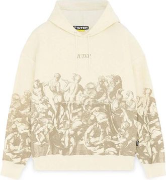 Iuter Iuter, Homme, Sweatshirts et sweats &agrave; capuche, Beige, Taille: XS Battle Reverse Sweat &agrave; capuche