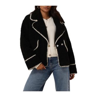 Object Trendige Schwarze Jacke f&uuml;r Frauen - - Jackets - Damen - Schwarzk - XS
