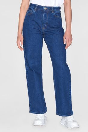 Knowledge Cotton Apparel Damen vegan Jeans Gale Medium Blau
