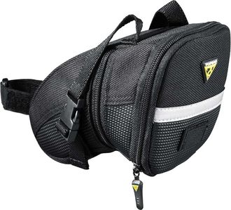 Topeak Aero Wedge Pack Strap Satteltasche Riemen Sattelst&uuml;tze R&uuml;cklichtaufnahme Fahrrad Rennrad MTB, 15000007, Gr&ouml;&szlig;e medium, Schwarz