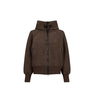 Canada Goose Veste &agrave; capuche Chilliwak en laine m&eacute;lang&eacute;
