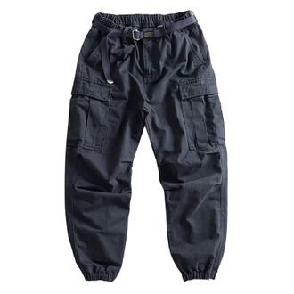 Generic Winter Arbeitshose Herren, Herren Sommer Gro&szlig;E Tasche Lockere Mode L&auml;Ssige Arbeitshose