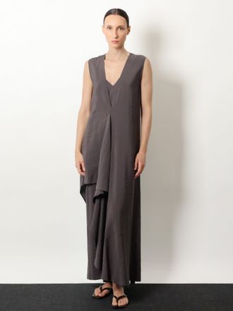 Alysi Womens Dress Peach Touch Grey Modal