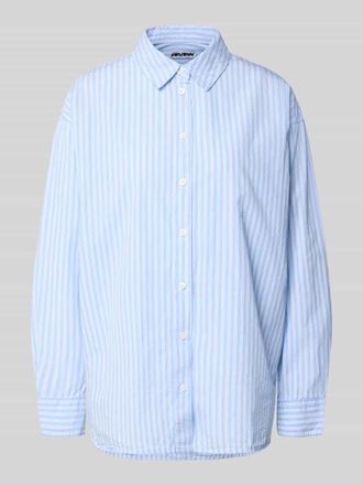 Review Basic Hemdbluse aus reiner Baumwolle