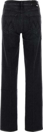 Mother Stretch Denim Jeans - Black