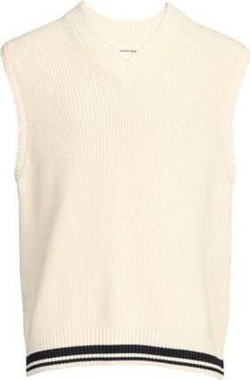 Saison 1865 Pull col V sans manches Hold en coton