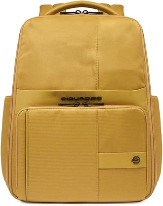 Piquadro Homme, Sacs, Jaune, Taille: ONE Size Sac &agrave; dos pour ordinateur portable et iPad