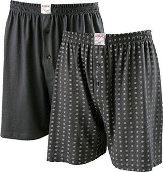 Adamo Pack de 2 cale&ccedil;ons ADAMO gris anthracite - Bas XL - 7XL