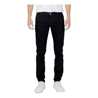 A|X Armani Exchange Schwarze Zip Jeans Herbst/Winter - - Jeans - Herren - Schwarzk - W29