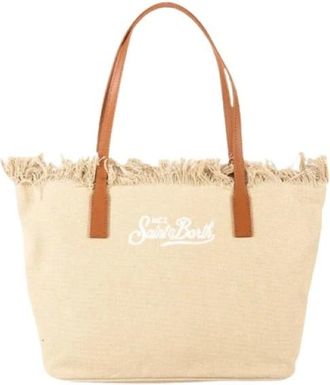 MC2 Saint Barth Femme, Sacs, Beige, Taille: ONE Size City Bag Mid Fringe