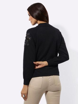 Cr&eacute;ation L Strickpullover Modal-Mix-Pullover Langarm Feinstrick