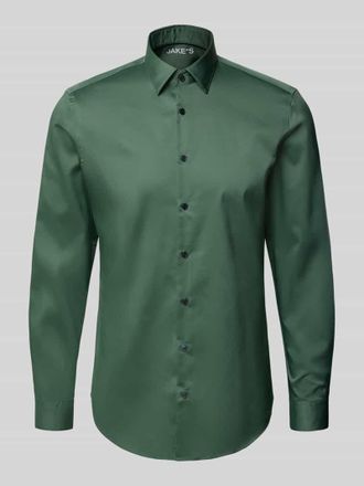 Jake*s Slim Fit Business-Hemd mit Kentkragen