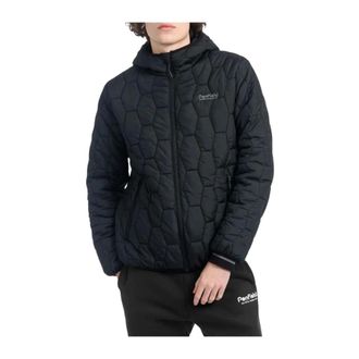 Penfield Homme, Vestes, Noir, Taille: XL Hudson Script Hexagonal Quilt