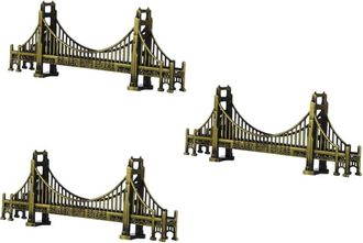 Pretyzoom Von New York 3st Modell Der Decoration Geburtstags Hochstihl Gebutagsdeko Miniaturen -puppenhauszubeh&ouml;r Desktop-Ornament Desktop-Modell Legierung