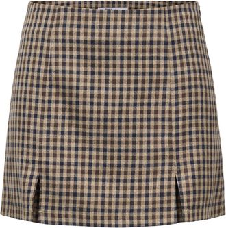 Only Onlvioletta Hw Check Slit Skirt TLR