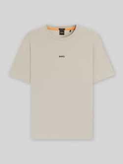Boss Orange by Hugo Boss Regular Fit T-Shirt aus Baumwoll-Mix Modell TCHUP