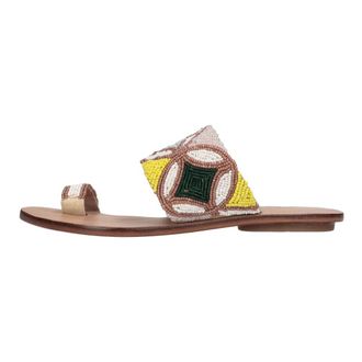 Maliparmi Flache Schuhe mit Perlenstickerei - - Shoes - Damen - Mehrfarbig - 36 EU