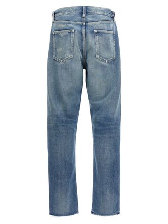 Fear of God Mens Blue Cotton Straight-Leg Jeans Clothing