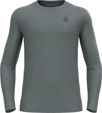 Odlo Herren Unterhemd BL TOP crew neck l/s MERINO 20