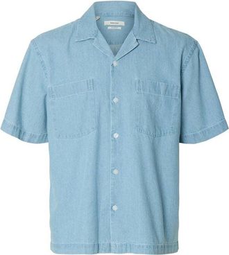 Selected Herren Jeanshemd SLHRLXCARLO DENIM Relaxed Fit