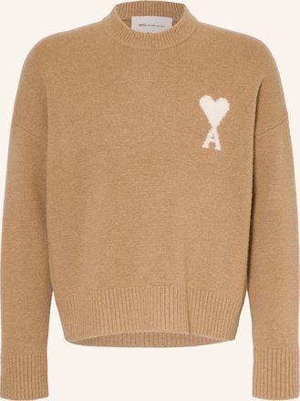 Ami Pullover Mit Alpaka beige