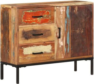 vidaXL Sideboard 88x30x73 cm Altholz Massiv Vidaxl