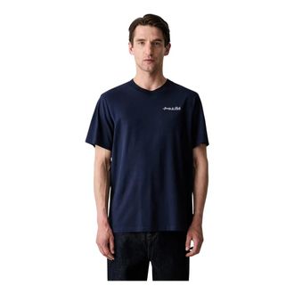Sporty & Rich Syracuse T-Shirt - - Tops - Herren - Blau - XL