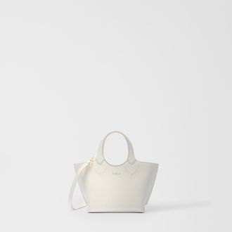 Furla Thelma Tote-bag Panna Wei&szlig; Andromeda Kalbsleder Damen