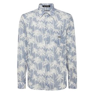 Philipp Plein Shirt Sugar Daddy Cut LS - - Shirts - Herren - Blau - M