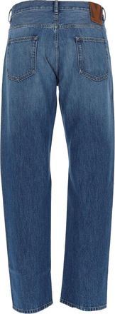 Valentino Five-Pocket Cotton Denim Jeans - Blue