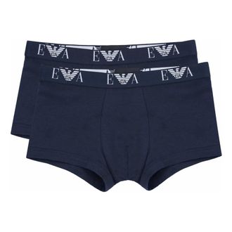 Armani Enganliegende Boxershorts im Doppelpack - - Underwear - Herren - Blau - M