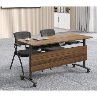 Generic Tragbarer Klapptisch, platzsparendes Design mit Rollen f&uuml;r Mobile Seminare und dynamische Meetings, ideal f&uuml;r B&uuml;ros und Konferenzr&auml;ume (1 St&uuml;ck)