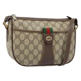 Gucci Sac bandouli&egrave;re GG Canvas Vintage Pre-owned - Femme - Pre-owned - Beige - Taille: ONE Size