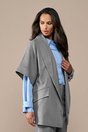 Mart Visser Roseline Lurex Blazer Grau