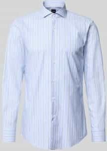 HUGO BOSS Slim Fit Businesshemd aus Baumwoll-Mix Modell HANK-SP