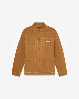 Timberland Chore Jacke aus Canvas in Dunkelgelb, Gelb, Gr&ouml;&szlig;e