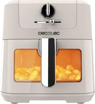 Cecotec Friteuse &agrave; air sans huile de 5 L avec fen&ecirc;tre Air Fryer Cecofry Antique 5000 Window. 1500 W, Num&eacute;rique, Zone de Cuisson de 5 L et Technologie PerfectC