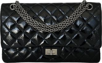 Chanel Crossbody Bags - Chanel 2.55 Reissue 226 Medium Double Flap Bag Met - Gr. unisize - in Wei&szlig; - f&uuml;r Damen