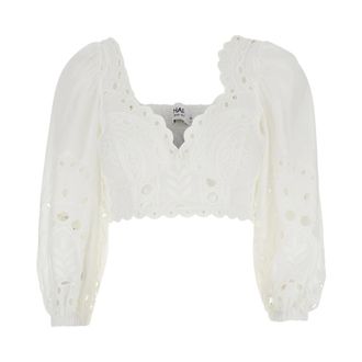 Charo Ruiz Ibiza Luna Top - - Blouses & Shirts - Damen - Wei&szlig; - L