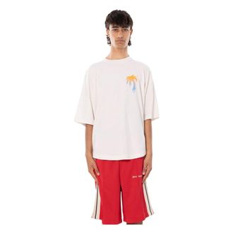 Palm Angels I Love PA Over Tee - - Tops - Herren - Wei&szlig; - XL