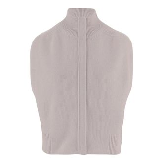 SA SU PHI &Auml;rmelloser Cardigan - - Knitwear - Damen - Rosa - XL