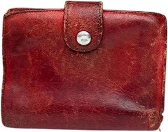 Chanel Portefeuille Vintage Pre-owned - Femme - Pre-owned - Rouge - Taille: ONE Size