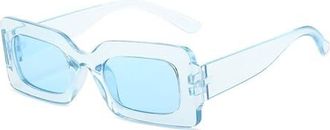 Generic Lunettes De Soleil Carr&eacute;es &Agrave; Petite Monture For Hommes, For Lext&eacute;rieur, Les D&eacute;placements, Vacances(Blue)