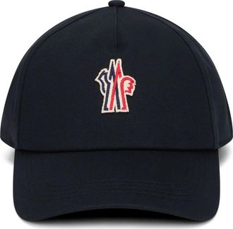Moncler Homme, Accessoires, Bleu, Taille: ONE Size Casquette de baseball en coton