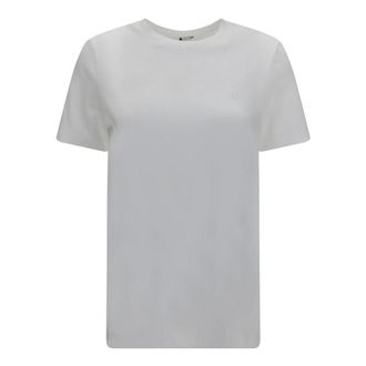 Balmain Besticktes Jersey-T-Shirt - - Tops - Damen - Wei&szlig; - S