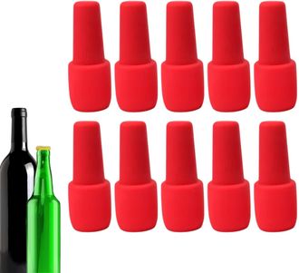 Generico Weinverschluss aus Silikon, Korkschutz f&uuml;r Wein, aus Silikon, luftdichter Verschluss f&uuml;r Flaschen, f&uuml;r K&uuml;che, Bar, Meeting, Party, Hochzeit, Urlaub, C