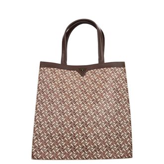 Guess Femme, Sacs, Brun, Taille: ONE Size Sac shopper en similicuir