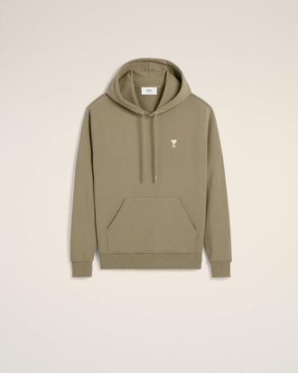 Ami Hoodie Vert Ami de Coeur En Coton Laurier - XXXL - Homme