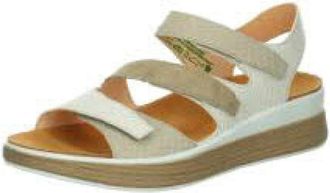 Think Keilsandalen mit zwei Klettverschl&uuml;ssen - - Shoes - Damen - Wei&szlig; - 42 EU
