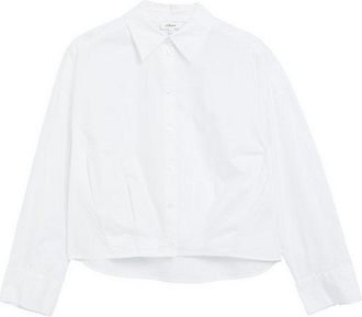 s.Oliver Langarmbluse Bluse s.Oliver x Heidi Klum: Popeline-Bluse im Relaxed Fit